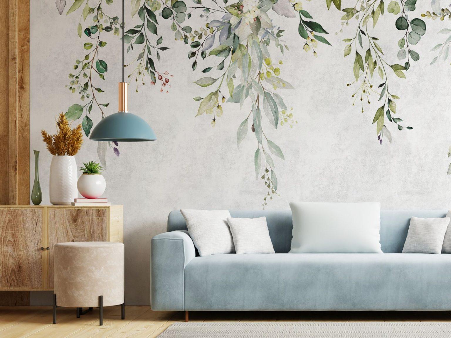 Papier peint pour le salon, idées et astuces - Printodecor.fr